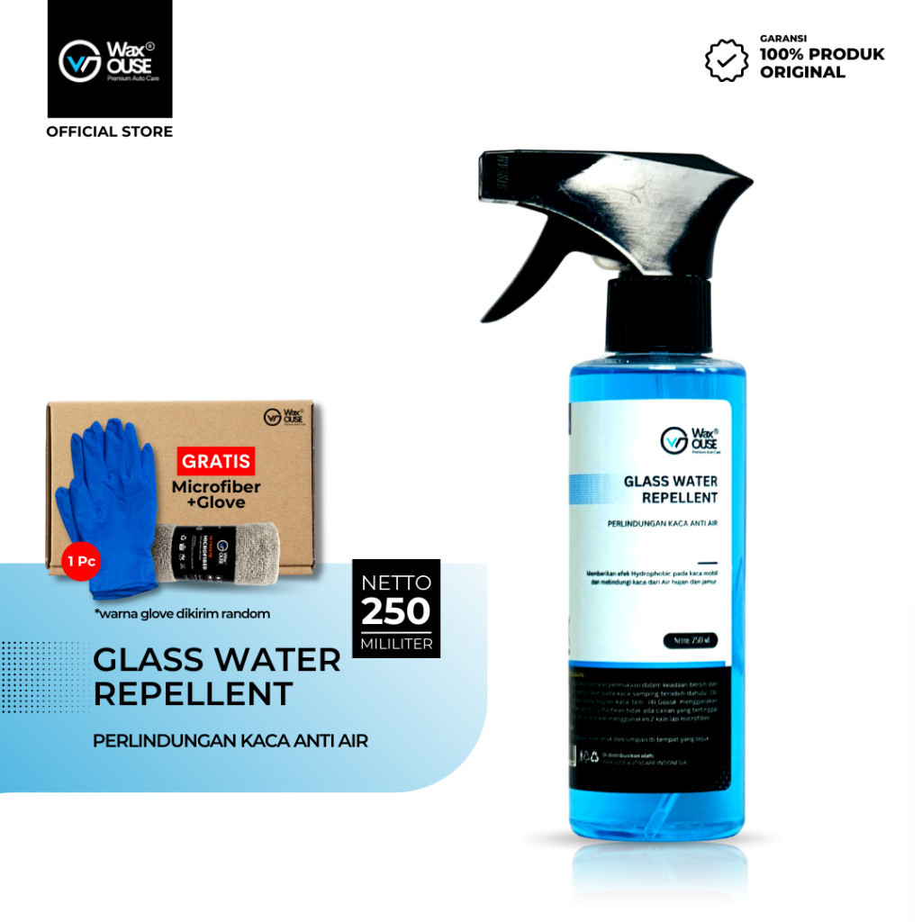 Jual Waxouse Glass Water Repellent Spray Cairan Pelapis Kaca Mobil ...