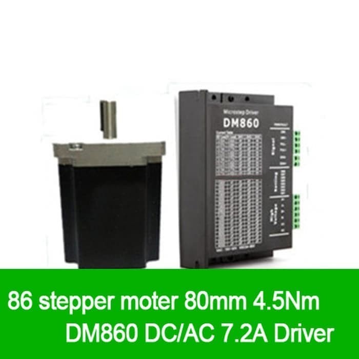 Jual 86 stepper motor nema 34 4.5N.m Dan DM860 driver CNC control KIT AO01 | Shopee Indonesia