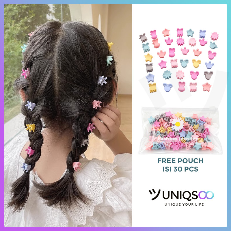 Jual UNIQSOO Jepit Rambut Mini Set isi 30pcs Aksesoris Rambut Wanita ...