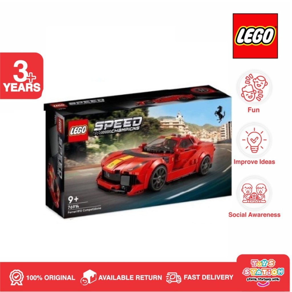 Jual LEGO Speed Champions 76914 Ferrari 812 Competizione Building Toy ...