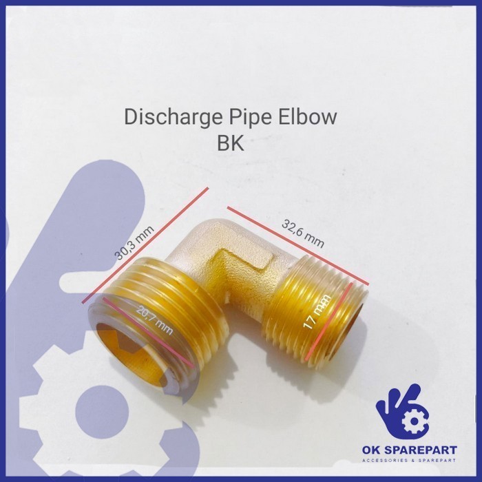 Jual Discharge Pipe Elbow Kompresor Angin Portable | Shopee Indonesia