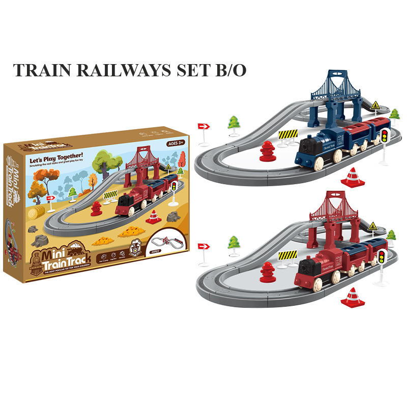 Jual Diy Mainan Rel Kereta Api Rail Set Train Toy Set Puzzle Shopee
