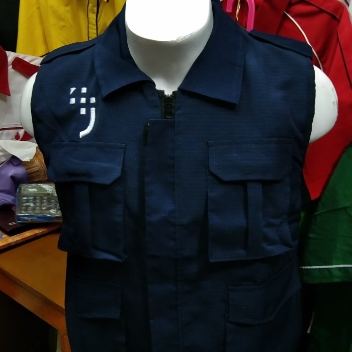 Jual rompi Jakarta kota kolaborasi bahan ripstok - navy, S | Shopee ...
