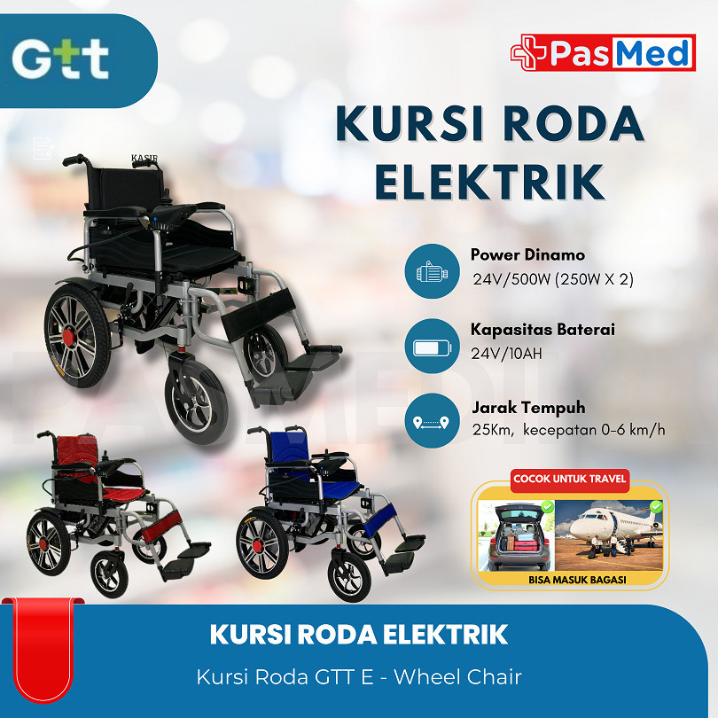 Jual Kursi Roda Electric Listrik GTT EWeelchair | Shopee Indonesia