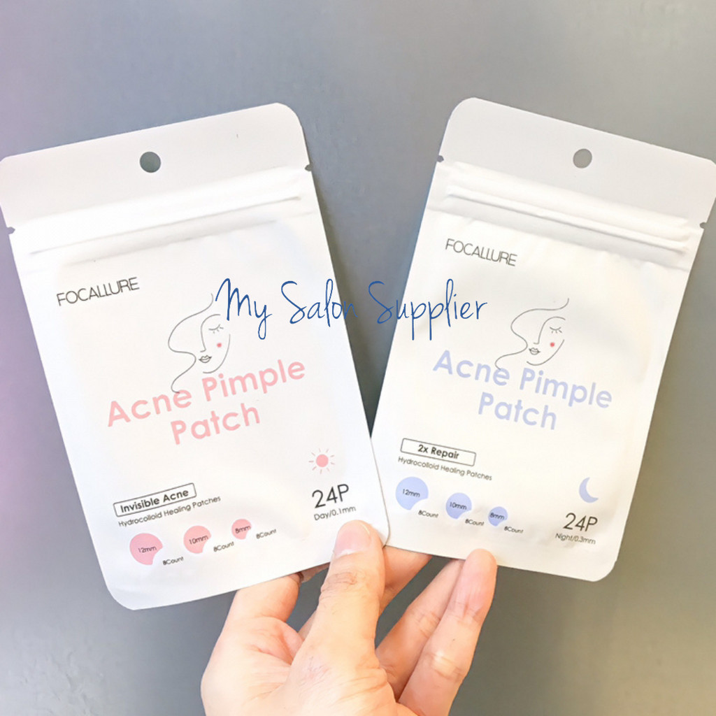 Jual Focallure Spot Patch Acne Treatment / Acne Pimple Patch Day and ...