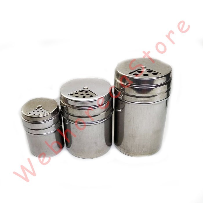 Jual Adjustable Salt Pepper Powder Shaker Large/ Botol Garam Lada ...
