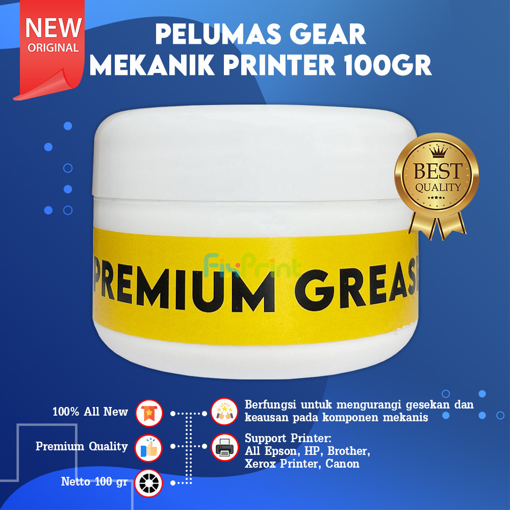 Jual Grease Mekanik 100gr Pelumas Gir Printer Canon Epson HP Brother ...