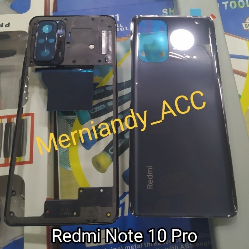 Jual Cessing Hausing Fullset XIOMI Redmi note 10 Pro Backdor Tutup ...