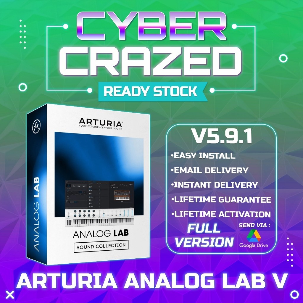 Jual Arturia Analog Lab V v5.9.1 Full Version (Versi Terbaru) | Shopee Indonesia