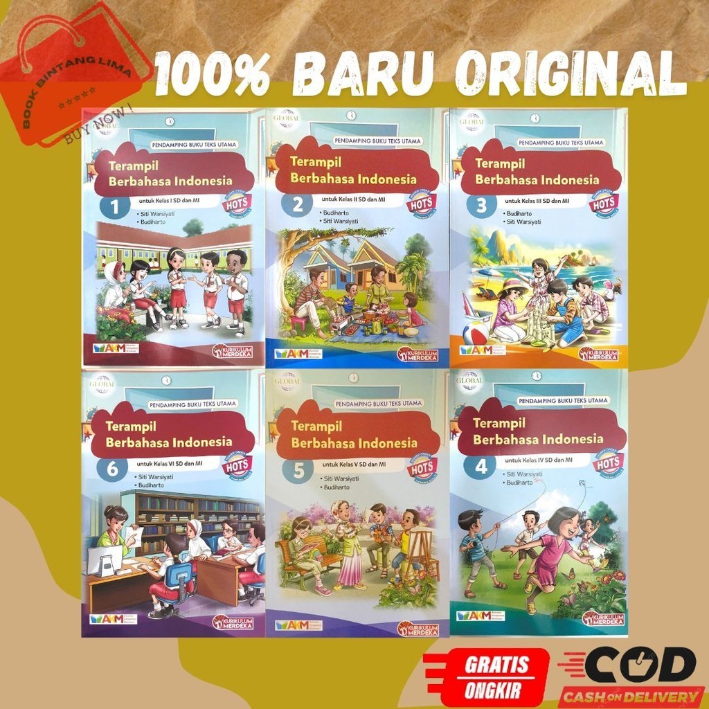 Jual BEST SELLER BUKU KURIKULUM MERDEKA GLOBAL BAHASA INDONESIA KELAS 1 2 3 4 5 6 SD/MI KSP ...