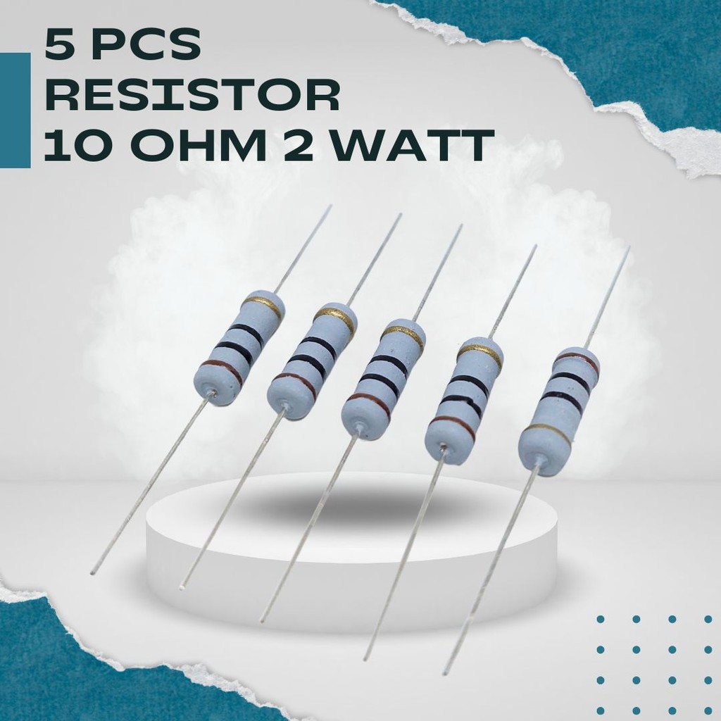 Jual Resistor 10 Ohm 2W – Cocok untuk Power & Audio | Shopee Indonesia