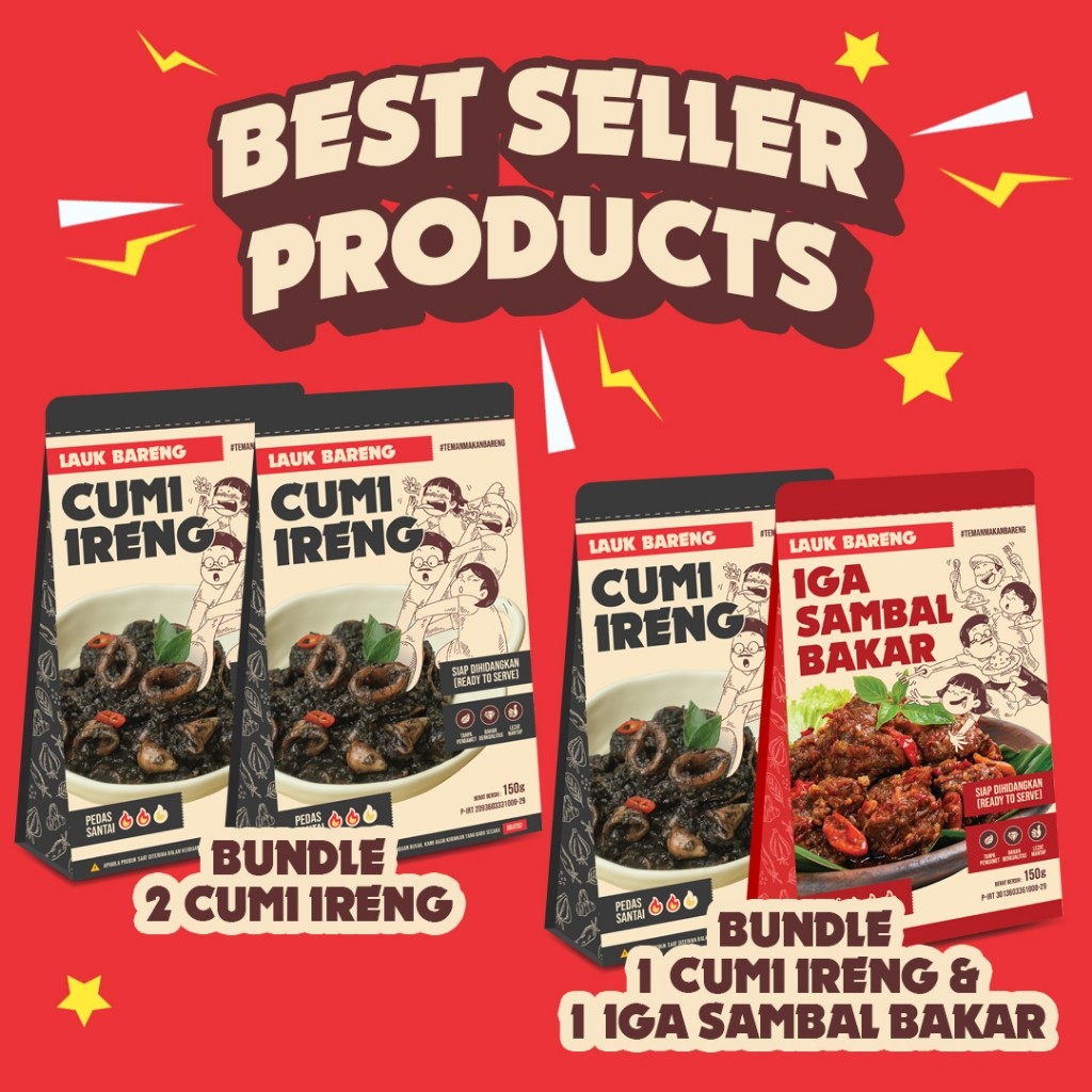 Jual Lahap Bareng | Paket Lauk Best Seller 2 Lauk | Makanan Instant ...