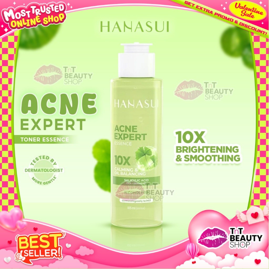 Jual Hanasui Acne Expert Toner Essence Salicylic Acid Centella ...