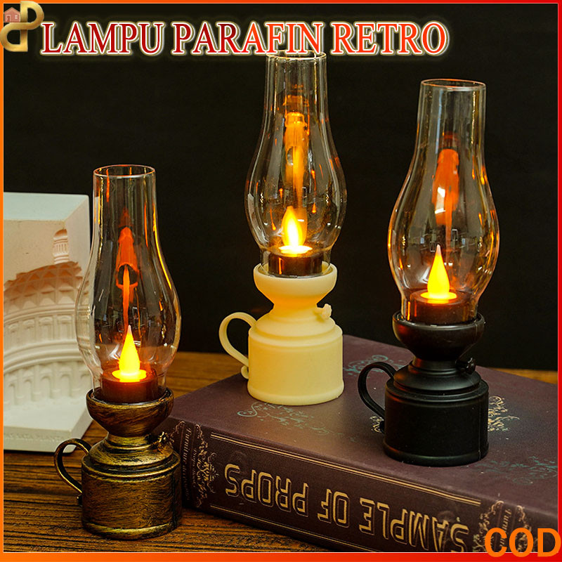Jual Retro Lampu Teplok LED Lilin Elektrik Lilin LED Lampu Lentera ...