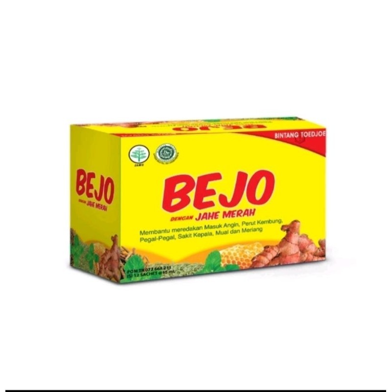 Jual BEJO JAHE MERAH 15ml 1pack isi 12 sachet | Shopee Indonesia