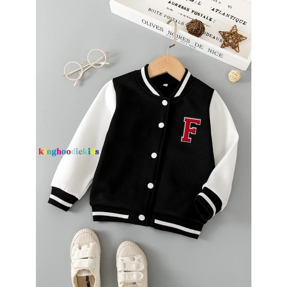 Jual SALE 12.12 | Jaket Varsity Anak Inisial F Perempuan Laki Laki Umur ...