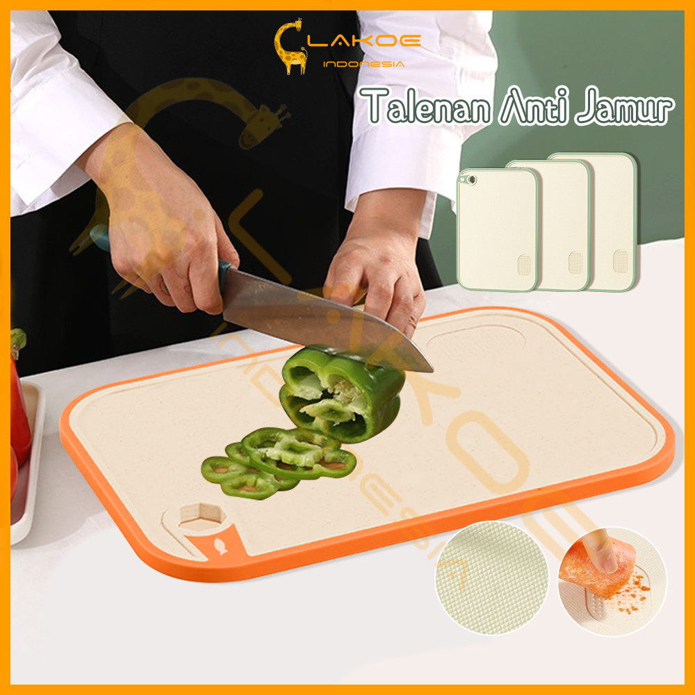 Jual LAKOE Talenan 2 sisi / Talenan anti bakteri/ Chopping Board ...