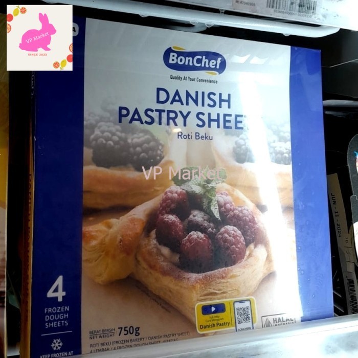 Jual BONCHEF DANISH PASTRY SHEET 750GR | Shopee Indonesia