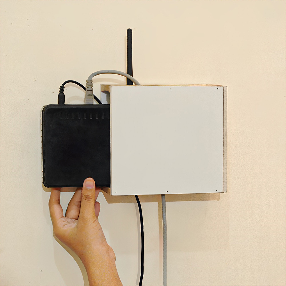 Jual Rak Gantung Dinding Minimalis Serbaguna Set Top Box Wifi Router ...