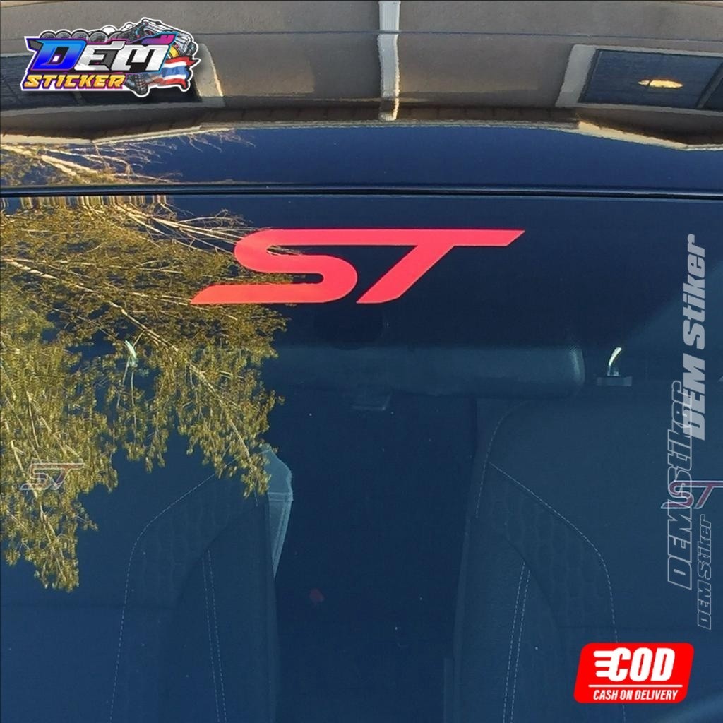 Jual Stiker ST / Fiesta ST Emblems Sticker Cutting Logo JDM ECOBEAST ...