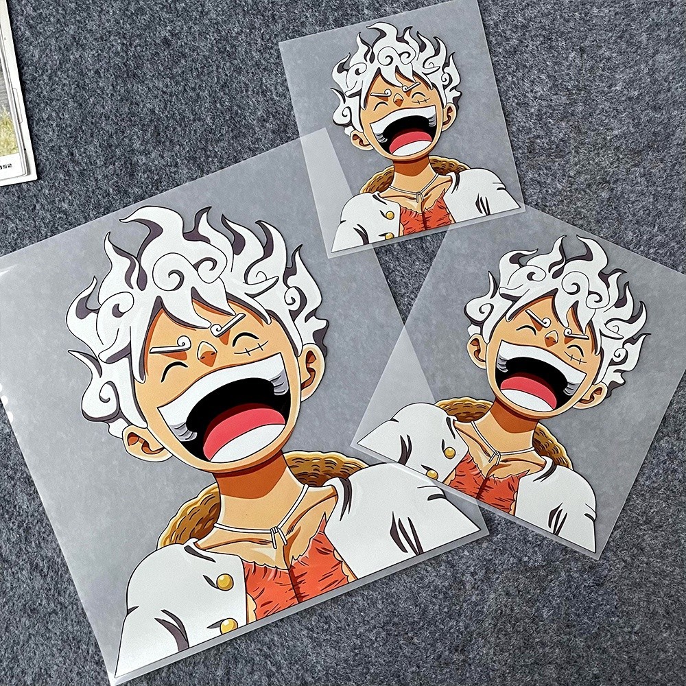 Jual ONE PIECE Luffy Gear 5 Waterproof Anime Stickers Decoration ...