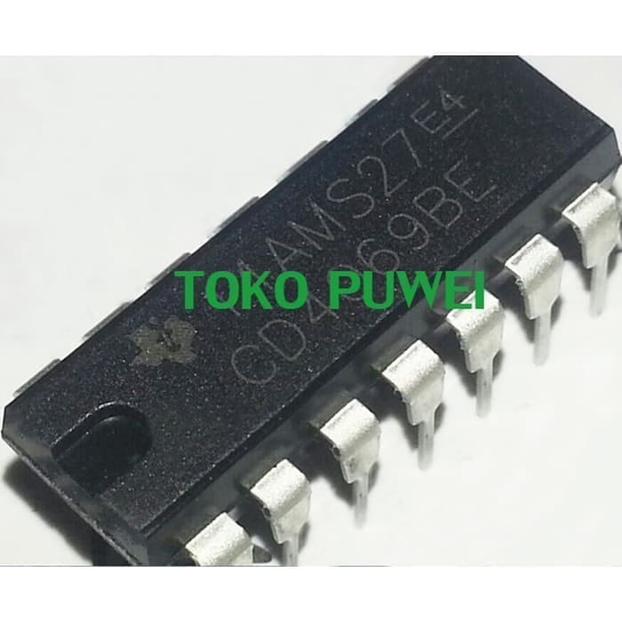 Jual CD4069BE CD4069UBE CD4069 CD 4069 CMOS Inverter DIP 14 Pins BG53 ...