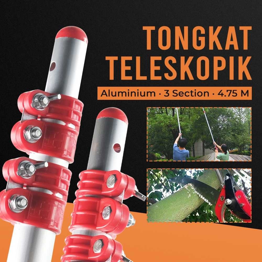 Jual Tongkat Galah Tiang Teleskopik Telescopic Alat Petik Pemetik ...