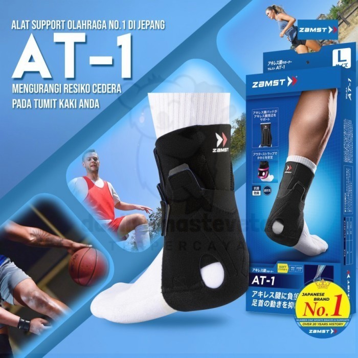 Jual Achilles Tendon Support Deker Tumit Zamst AT-1 Japan Original - L - M | Shopee Indonesia