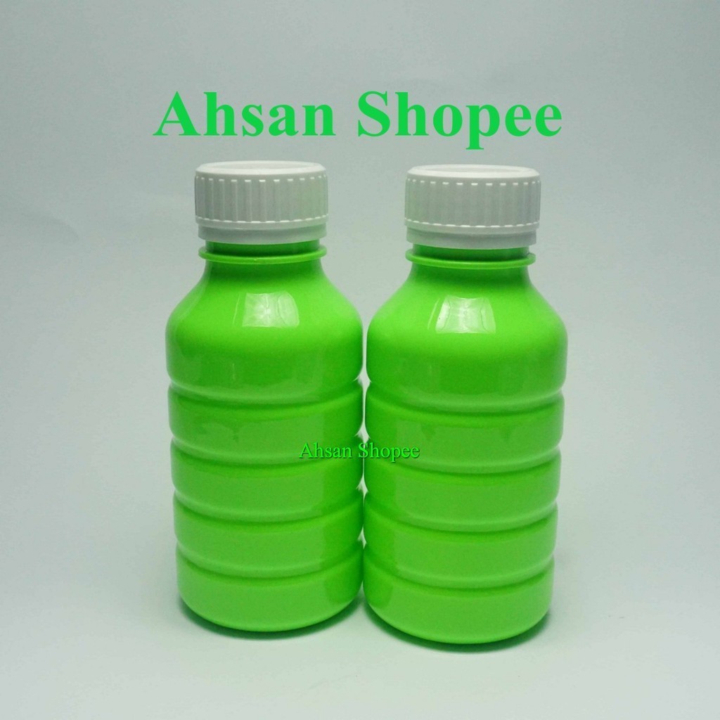 Jual Botol Pet 500 Ml PS Hijau Tutup Segel Kecil / Botol Plastik ...