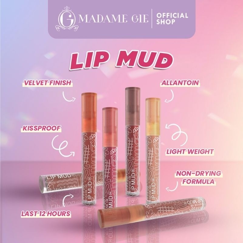 Jual NEW COD BISA lipcream lipmud velvet madam gie ORIGINAL | Shopee ...