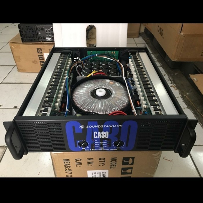 Jual POWER AMPLIFIER CA 30/CA30 SOUNDSTANDARD BODY PANJANG | Shopee ...