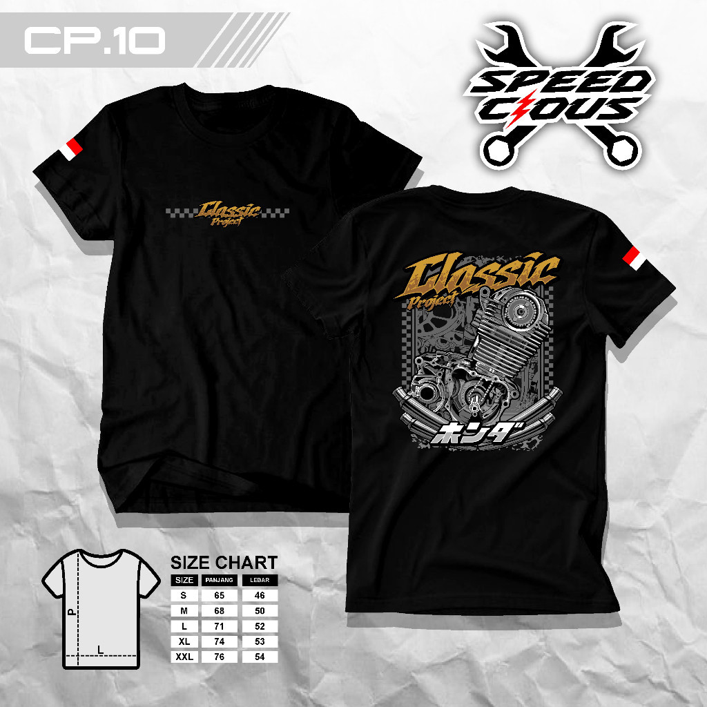 Jual Kaos Engine Herex Racing Original Speedcious - Baju Distro Mesin Herex Cb Tiger GL Megapro ...