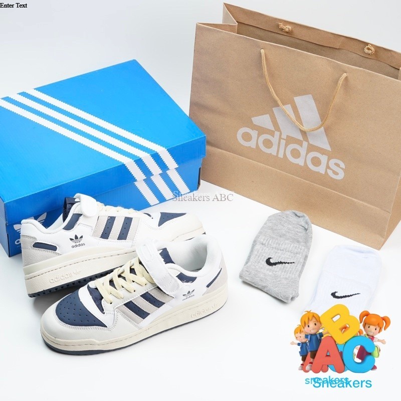 Jual Adidas Forum 84 Low Off White Sneakers ABC | Shopee Indonesia