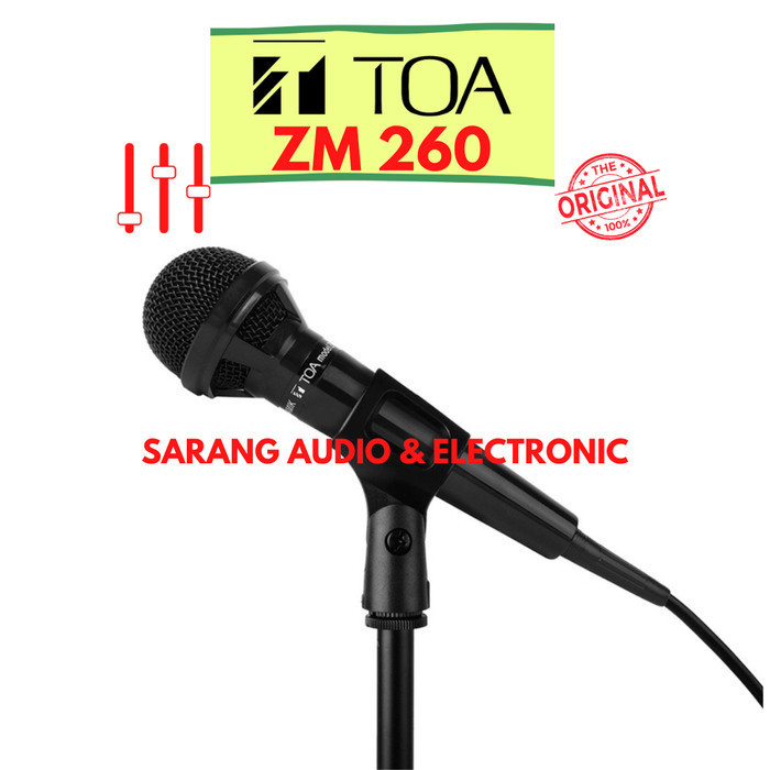 Jual MICROPHONE MIC KABEL TOA ZM260 ORIGINAL TOA ZM 260 GARANSI RESMI | Shopee Indonesia
