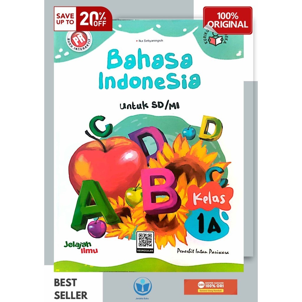 Jual Buku Pr/Lks Bahasa Indonesia Kelas 1 SD/MI Semester 1 Kurikulum Merdeka Intan pariwara ...