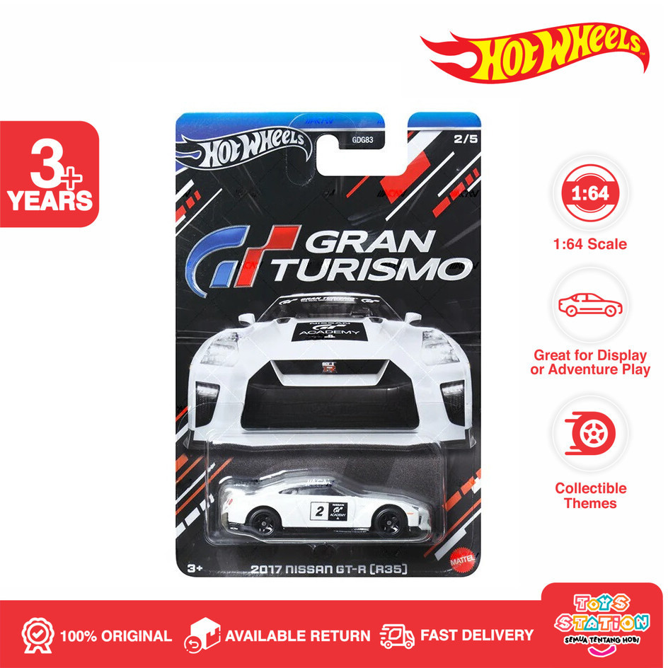 Jual Hot Wheels Gran Turismo 2017 Nissan GT-R R35 - Toyzstatioon ...