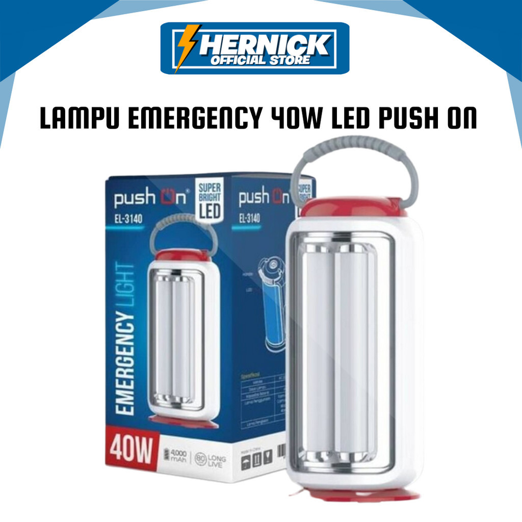 Jual Lampu Emergency Push On EL-3140 Lampu Led Emergency Darurat 2 Sisi ...