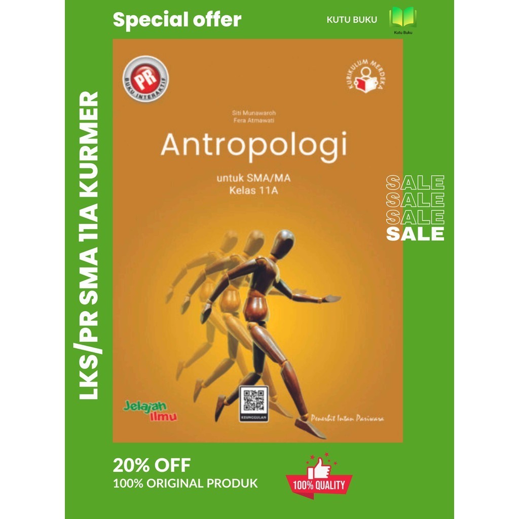 Jual Buku Pr/Lks Antropologi Kelas 11/XI SMA/Ma Semester 1 Kurikulum Merdeka Intan pariwara ...