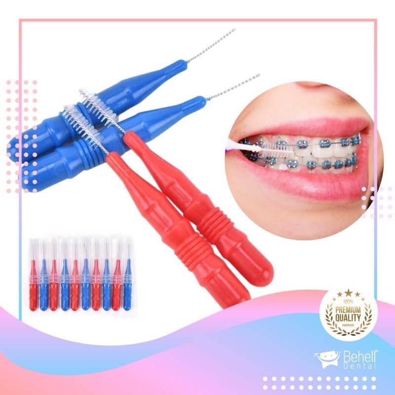 Jual (COD) SIKAT SELA BEHEL GIGI PREMIUM DENGAN TUTUP - INTERDENTAL ...