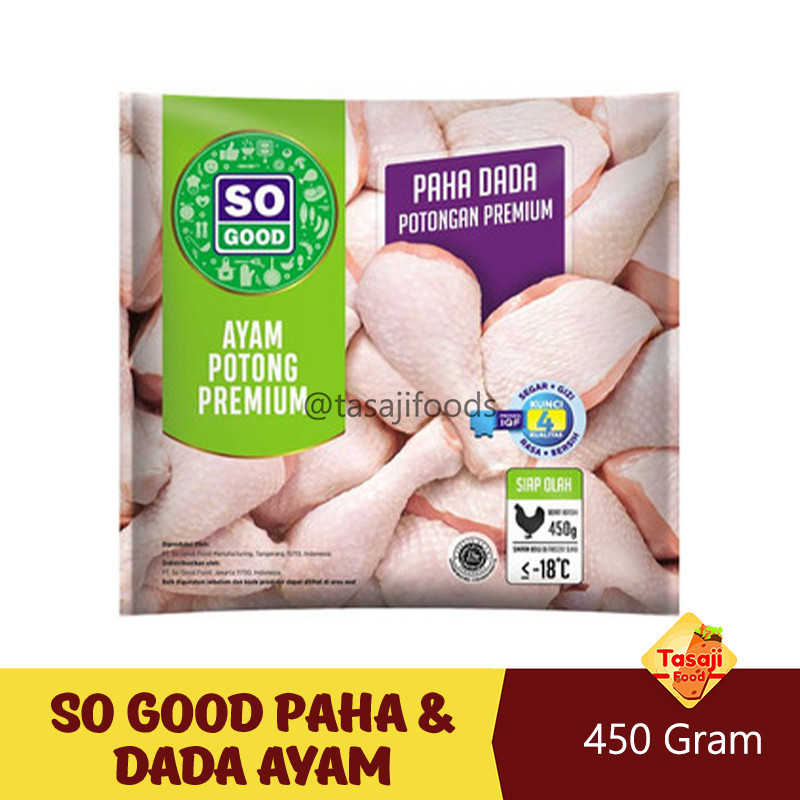 Jual So Good Paha & Dada Ayam Frozen Pack 450gr | Shopee Indonesia