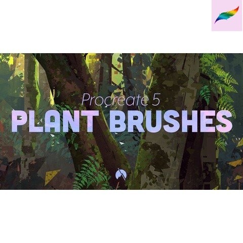 Jual Brush Procreate - Plant Brushes: 37 Custom Brushes for Procreate ...