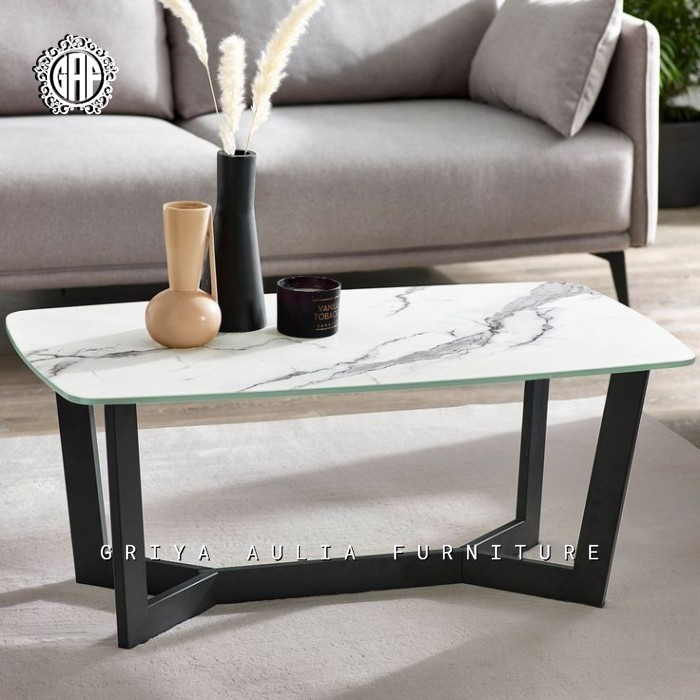Jual MEJA TAMU TOP MARMER CARARA - COFFE TABLE TOP MARBLE - MEJA COFFEE ...