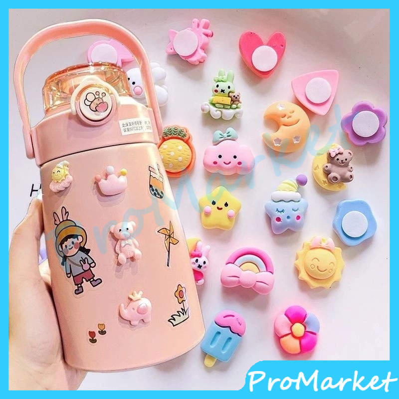 Jual Stiker Karakter 3D Timbul Botol Minum / Sandal / HP Viral Isi 4pcs ...