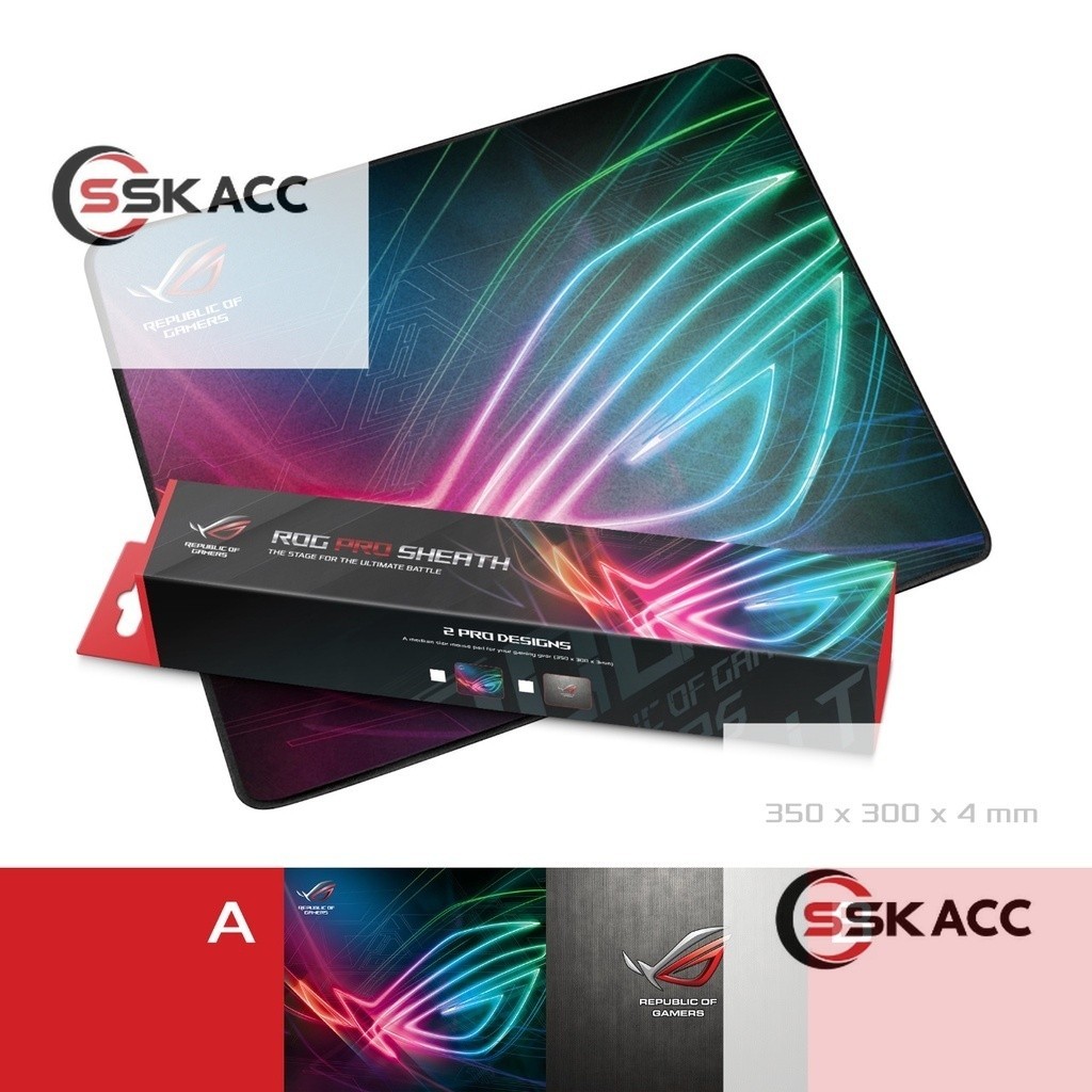 Jual Mouse Pad Asus ROG / Mousepad Gaming ASUS 35x30 cm SSKACC-KOMPUTER ...