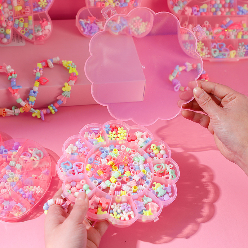 Jual Mainan Meronce Merangkai Manik Manik - Beads Box Set Karakter Lucu ...