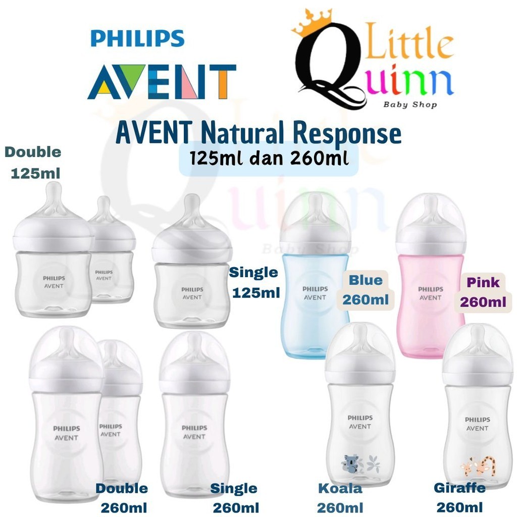 Jual Philips Avent Bottle Natural Response 3.0 / Botol susu avent ...