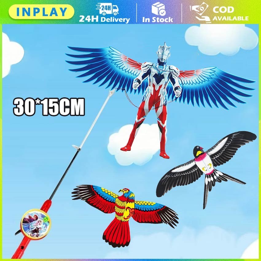 Jual Layang-layang Anak Dengan Pancing / Layang Mini Satu Set / Mainan ...