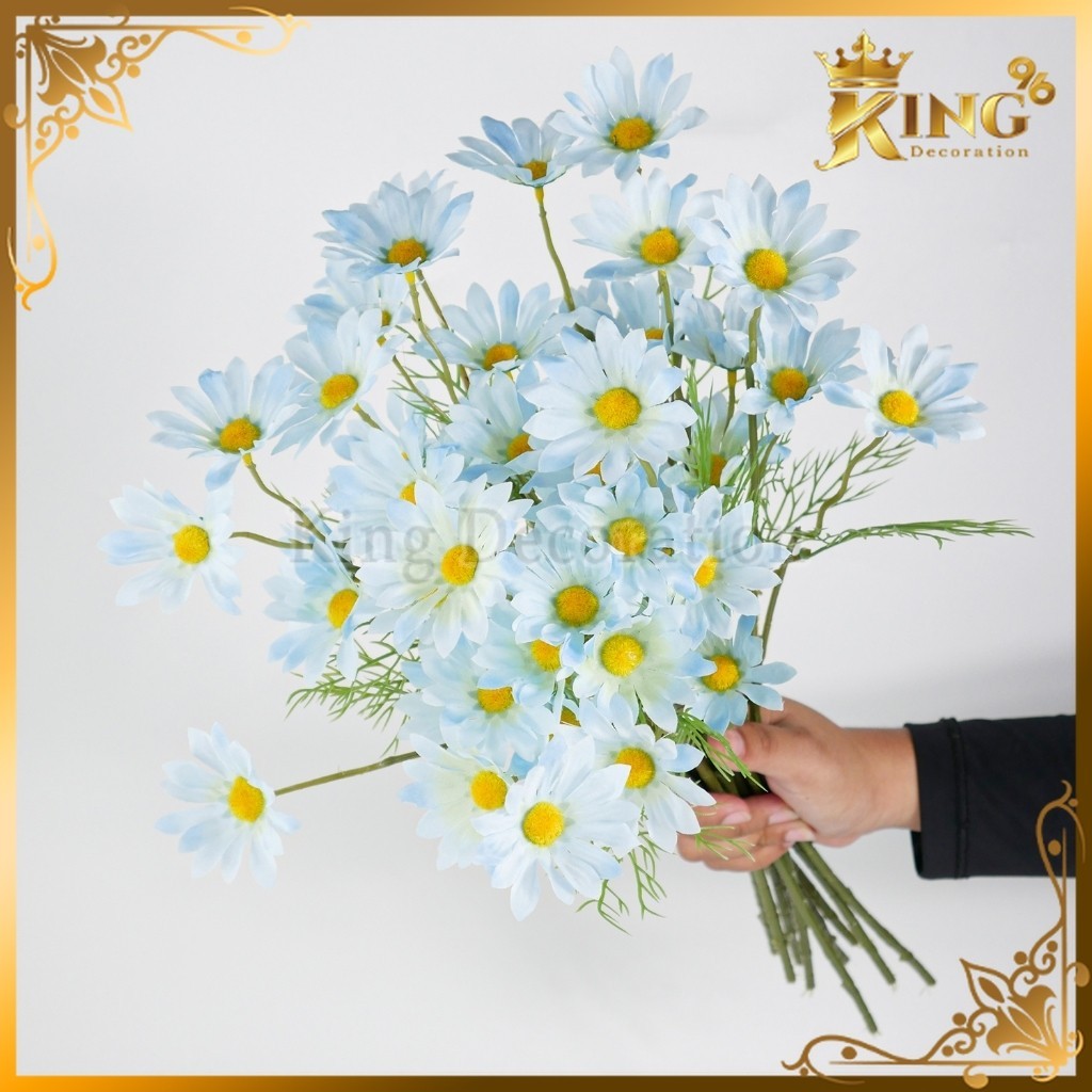 Jual Bunga Aster Cemara Panjang Artificial Flowers Daisy Chamomile ...