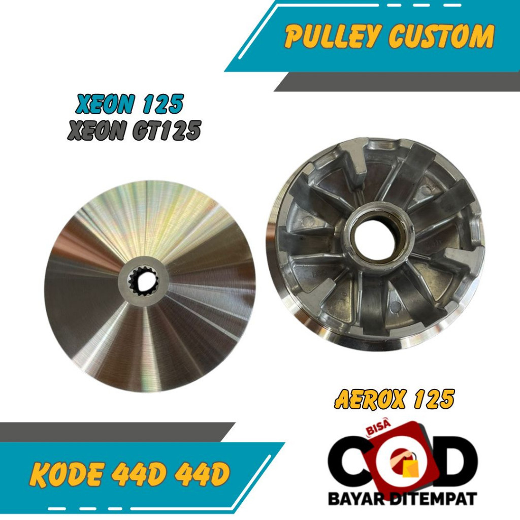 Jual PULLEY 1 SET CUSTOM BUBUT + KEROK JALUR PULI PART ORIGINAL KODE ...