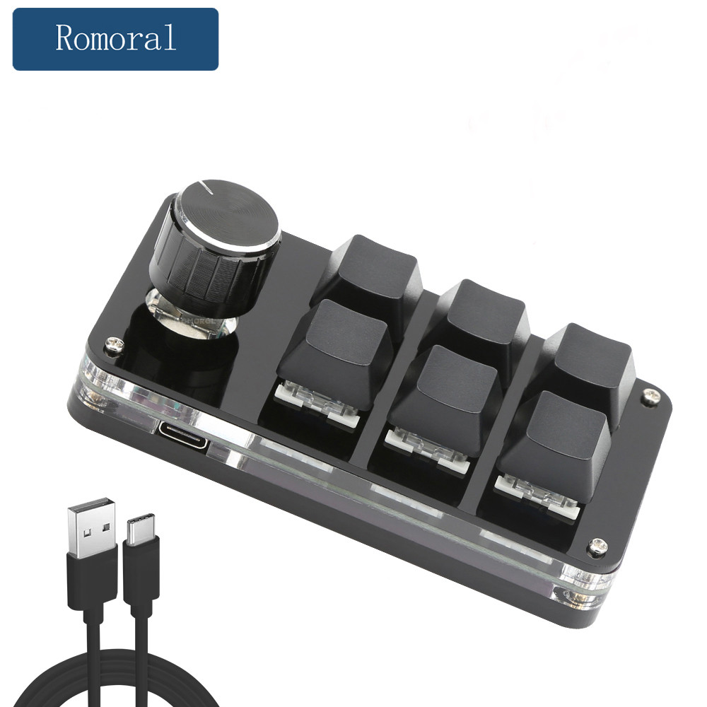 Jual Mechanical Hotswap Macropad Custom Keyboard USB Bluetooth RGB Photoshop Gaming Programming ...